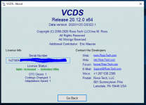 Can't use/register HEX-V2 | Ross-Tech Forums